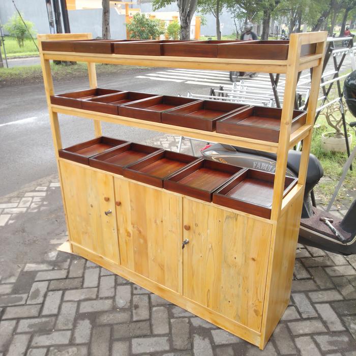 Jual Rak Display Roti / Etalase Roti Jati belanda - Kab. Sidoarjo ...