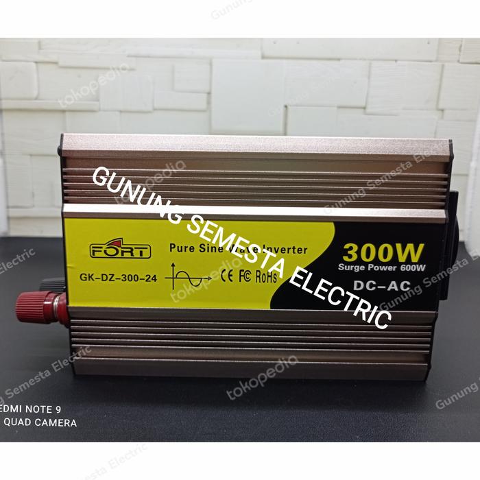 Jual Power inverter 300W Dc to Ac 300watt 24Vdc-220Vac GK-DZ-300-24 ...