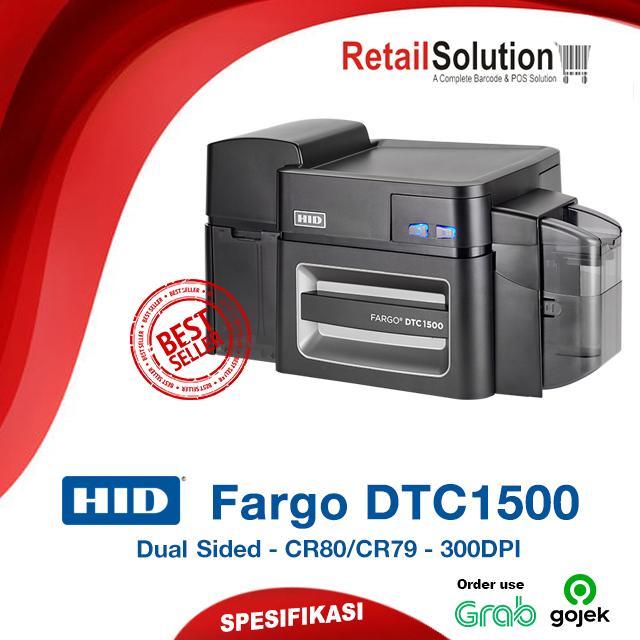 Jual Printer ID Card - Fargo DTC1500 / DTC-1500 Dual Sided 300dpi ...