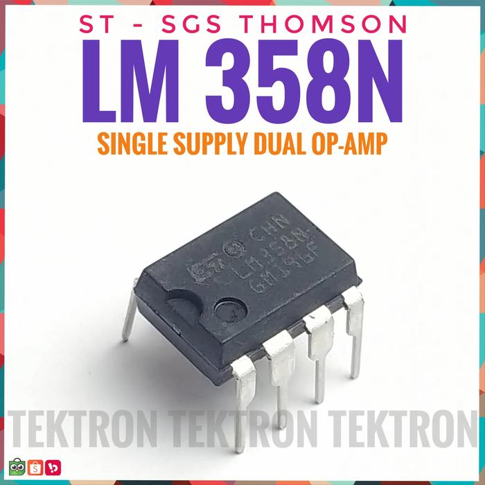 Jual ST LM358N Single Supply Dual Op-Amp LM 358 LM358 - Kota Bandung ...