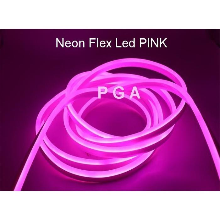 Jual LAMPU LED NEON FLEX |1,2,3,4,5 METER |SUDAH JADI|SIAP PAKAI - PINK ...