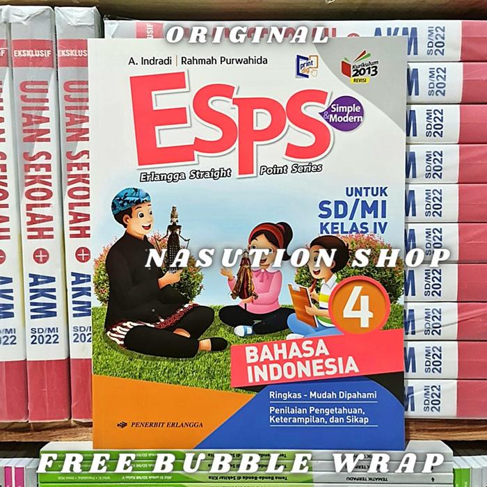 Jual Buku Esps Bahasa Indonesia Kelas 1 2 3 4 5 6 Sd K13 Revisi Erlangga Di Seller Noelle ...
