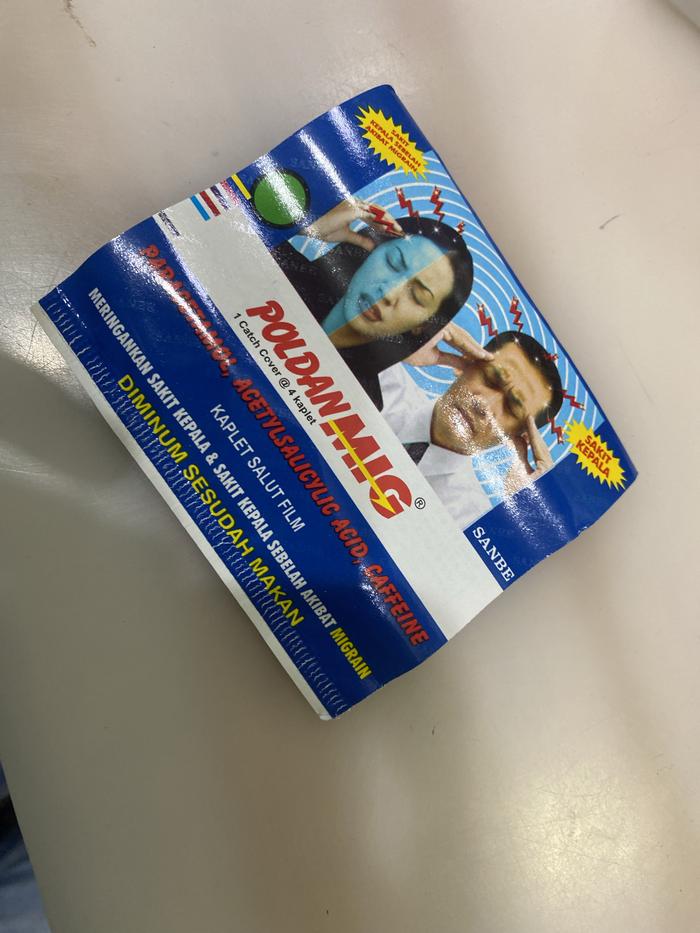 Jual Poldanmig poldan mig sakit kepala sebelah migrain - 1 papan x 4 ...