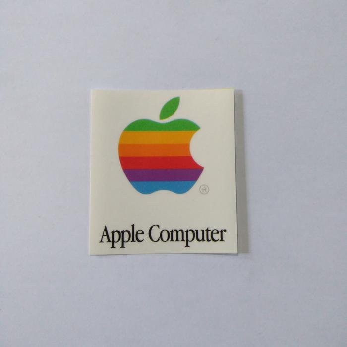 Jual Sticker Vintage 80s 90s Apple Computer old Logo - Kota Bandung ...