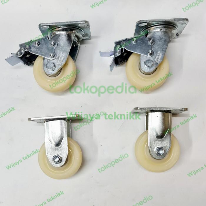 Jual Roda Nilon Heavy Duty 4 inch Ranger Germany roda kapasitas 1ton ...