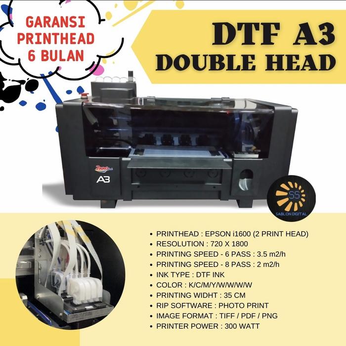 Jual Mesin DTF Printer A3 double head - Jakarta Utara - Sablon Digital ...