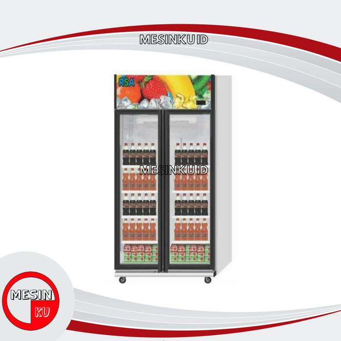 Jual Showcase Chiller 2 Pintu RSA JADE Display Cooler Showcase Minuman ...