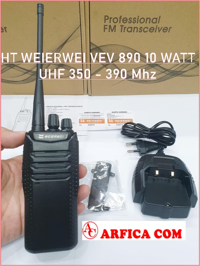 Jual HT WEIERWEI VEV890 VEV-890 UHF 350 - HT WEIRWEI VEV 890 UHF 10 Watt - Jakarta Barat ...
