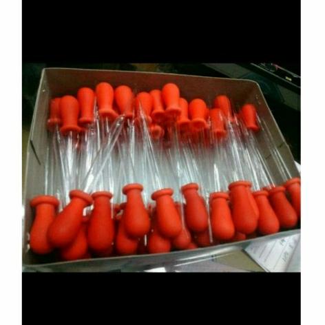 Jual Pipet tetes kaca pendek / alat untuk perlengkapan Lab dan obat ...