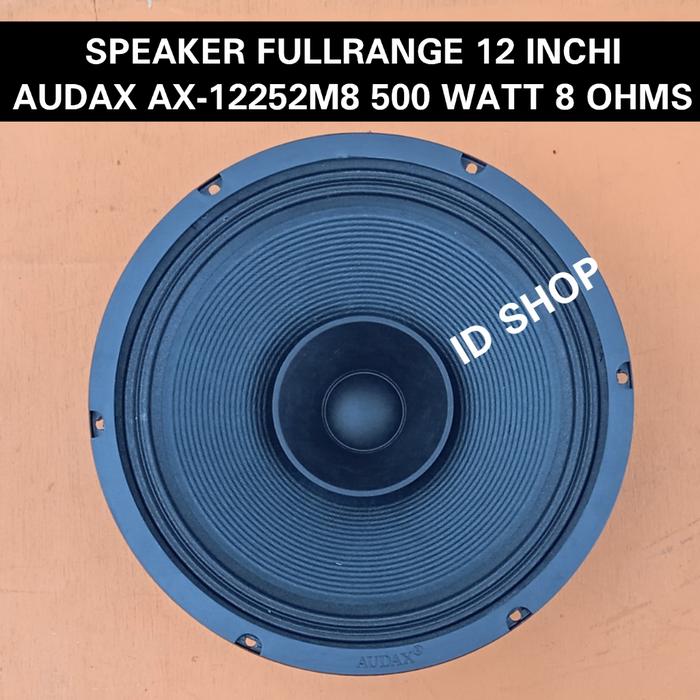 Jual SPEAKER AUDAX FULL RANGE 12 INCHI 500WATT 8 OHMS SALON PULRENG 12 ...