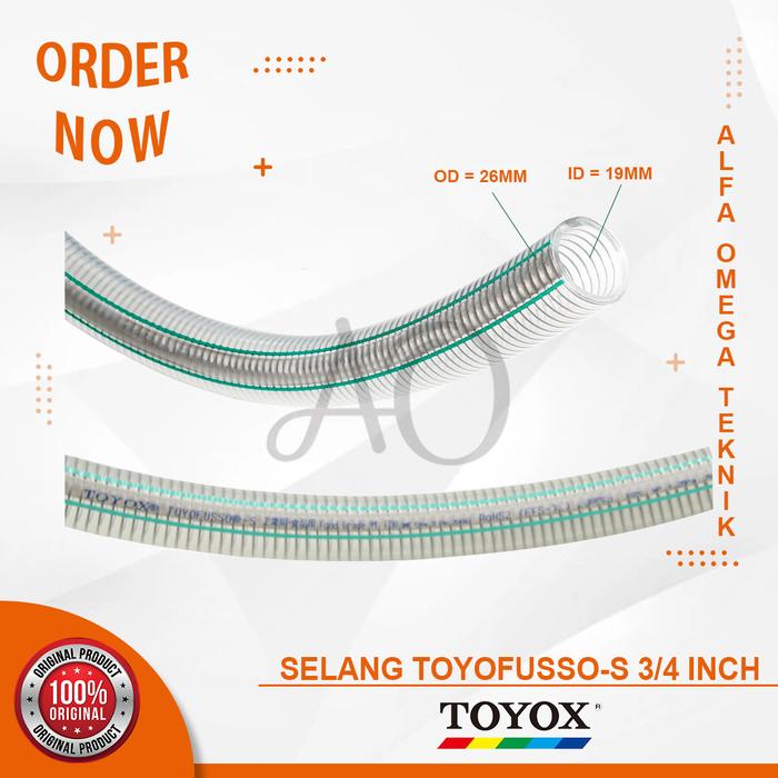 Jual SELANG TOYOFUSSO-S 3/4 INCH TOYOX HOSE VACUUM KAWAT 3/4" FOOD ...