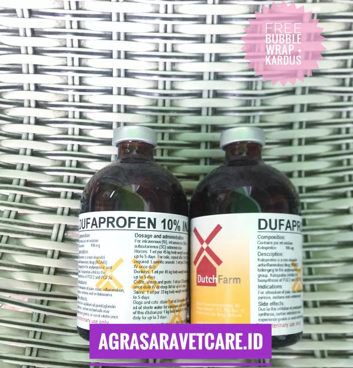 Jual DUFAPROFEN 10%100 ML pengganti phenylject mirip ketosol antiradang ...