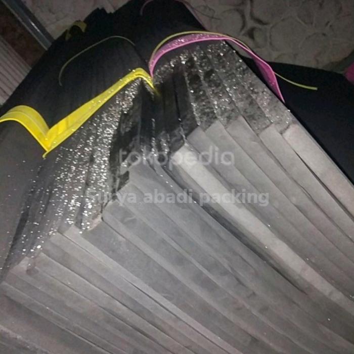Jual Spon matras / spon eva tebal hitam lembaran 6mm 100cm x 120cm ...