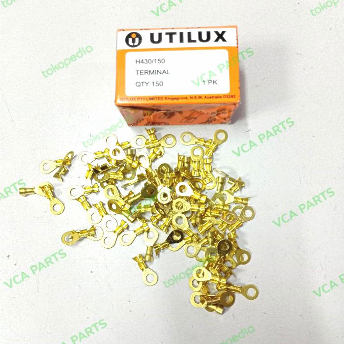 Jual TERMINAL/SKUN UTILUX H-430 RING BAUT 8 5MM HARGA PER 1 BOX ISI 150 ...