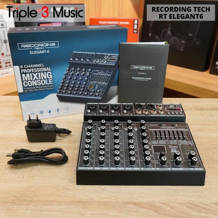 Jual RECORDING TECH RT ELEGANT 6 Mixer Audio USB - Kota Bandung ...