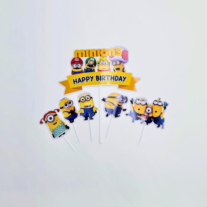 Jual Topper Ulang Tahun Happy Birthday HBD Minions - Kota Semarang ...