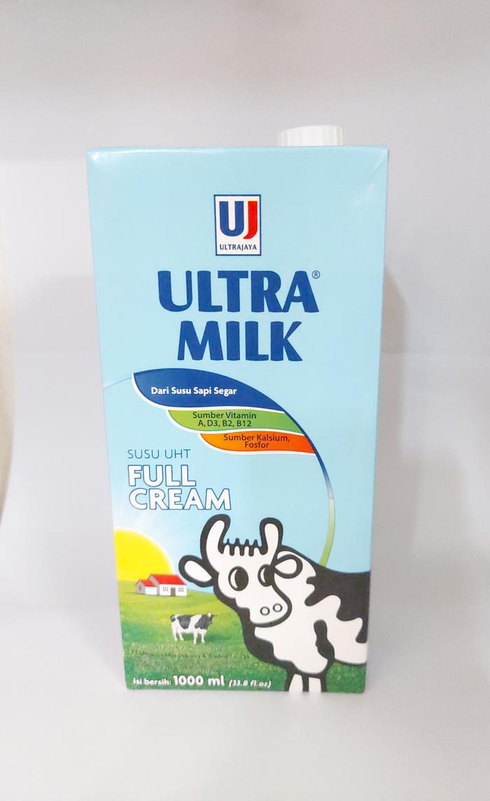 Jual Susu UHT Ultra Milk Plain 1 kg / liter (ltr) - Full Cream - Kota Tangerang Selatan - Aroma ...