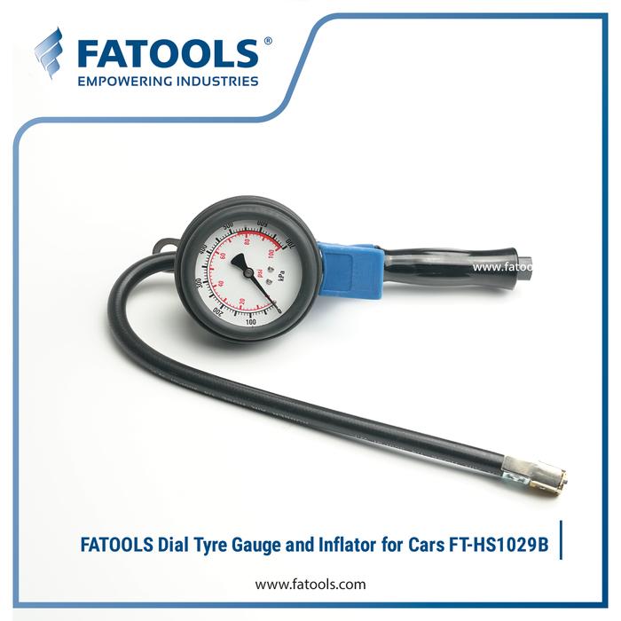 Jual FATOOLS FT-HS1029B Dial Tyre Gauge Pompa Ban Dial Pengukur Mobil ...