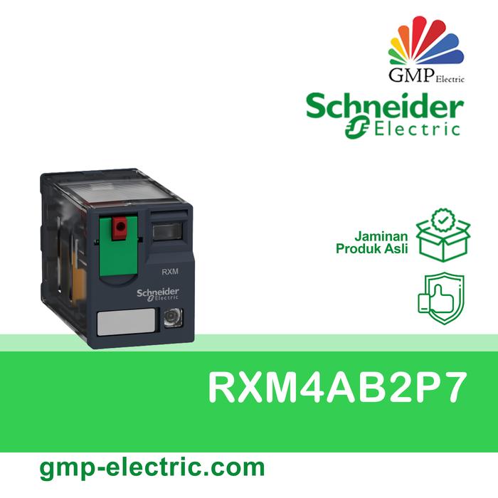 Jual RXM4AB2P7 Relay Schneider 4 C/O 14pin 220VAC 6A - Jakarta Barat - GMP Elektrik | Tokopedia