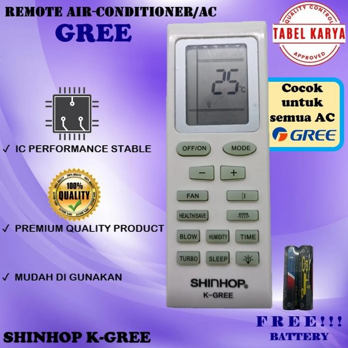 Jual REMOTE REMOTE AC GREE,DAIKIN,SHARP YB1FA CHINA UNIVERSAL - Jakarta ...