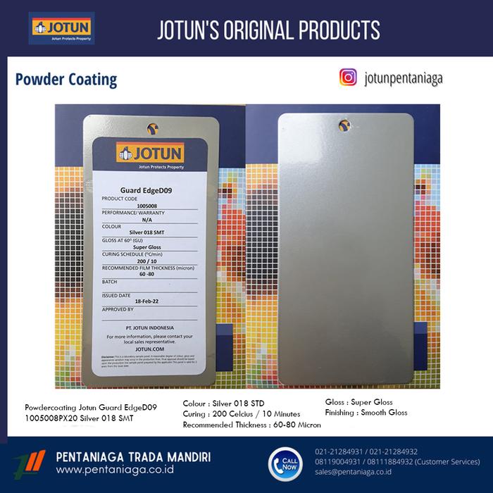 Jual Powder Coating Jotun 1005008 Silver 018 Smooth Gloss - Kota Bekasi ...