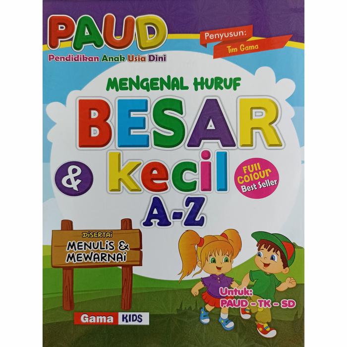 Jual Buku Belajar Anak Belajar Bahasa Menulis Huruf (Gama Kids) - Huruf ...