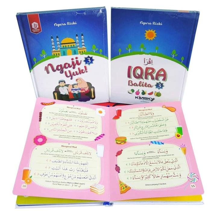 Jual IQRA BALITA JILID 1 - Buku Mengenal Huruf Hijaiyah Berwarna ...