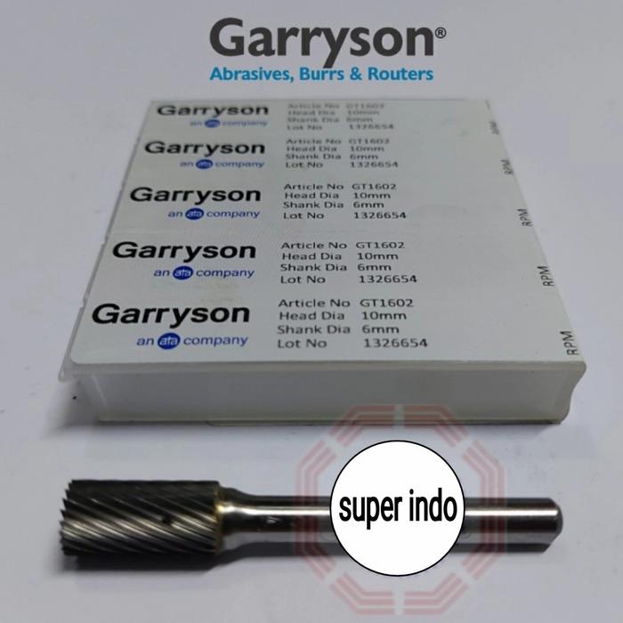 Jual Garryson - Carbide Burrs Rotary Tungsten GT1602 (England ...