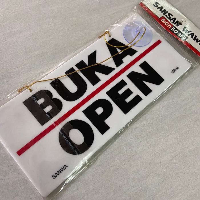Jual Sign Board / Papan Tanda Buka Tutup Closed Open - Jakarta Timur ...