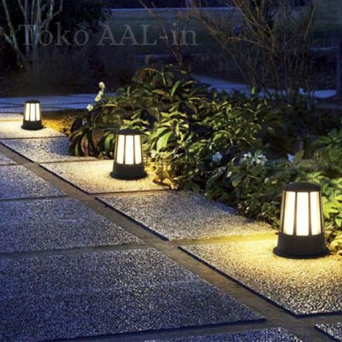 Jual Lampu Taman Bollard Pendek Alumunium E27 LED Outdoor IP54 ...