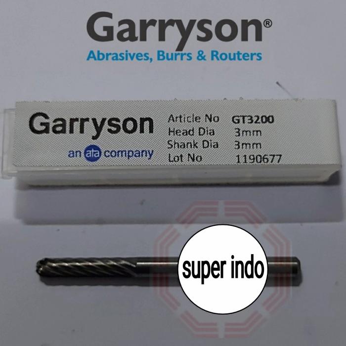 Jual GARRYSON - Carbide Burrs Rotary Tungsten GT3200 (England ...