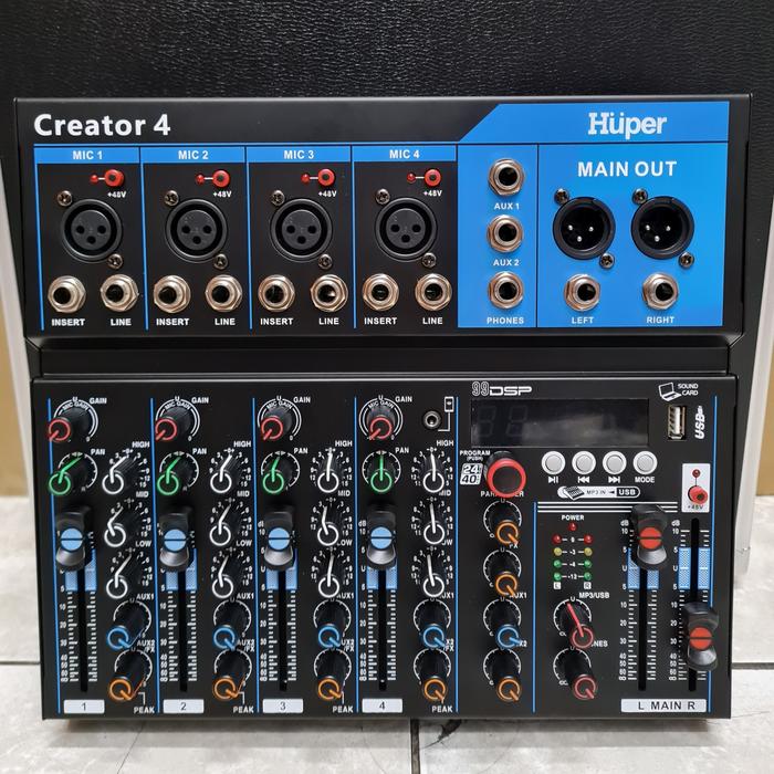 Jual mixer audio huper creator4 creator 4 4Ch garansi original ...