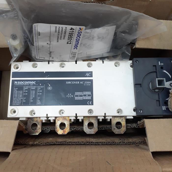 Jual Change Over Switch (COS) Socomec 250A 4p sircover manual - Jakarta Pusat - PUTRA MANDIRI ...