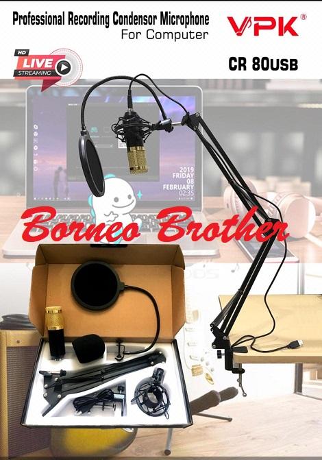 Jual Mic Kondenser Usb VPK CR 80USB CR 80 USB Original Streaming ...