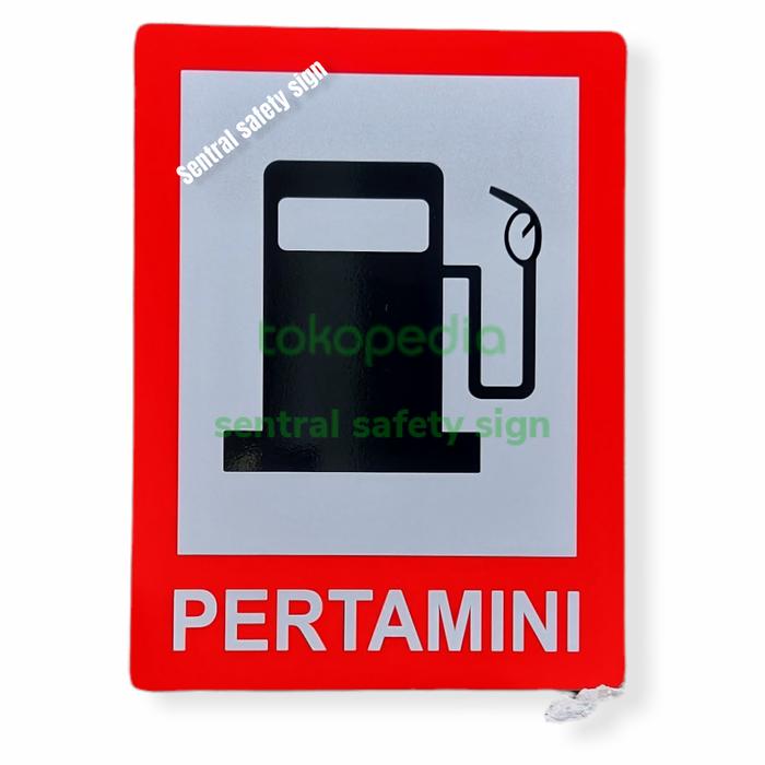 Jual Rambu Petunjuk SPBU PERTAMINI ALumunium 40x30cm - Jakarta Barat ...