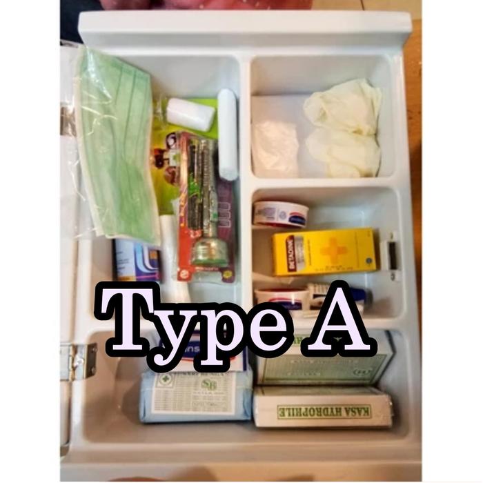 Jual Kotak Obat P3K Dinding Lengkap Isi Tipe A First Aid Box Maspion ...