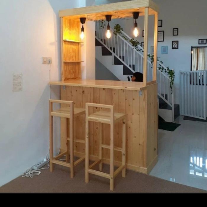 Jual mini bar set / mini bar minimalis / mini bar kayu jati belanda ...
