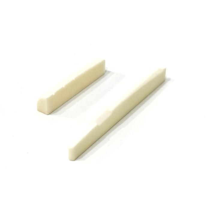 Jual Saddle Nut Untuk Gitar Akustik Bahan Gading Tulang Kerbau 1 Set ...