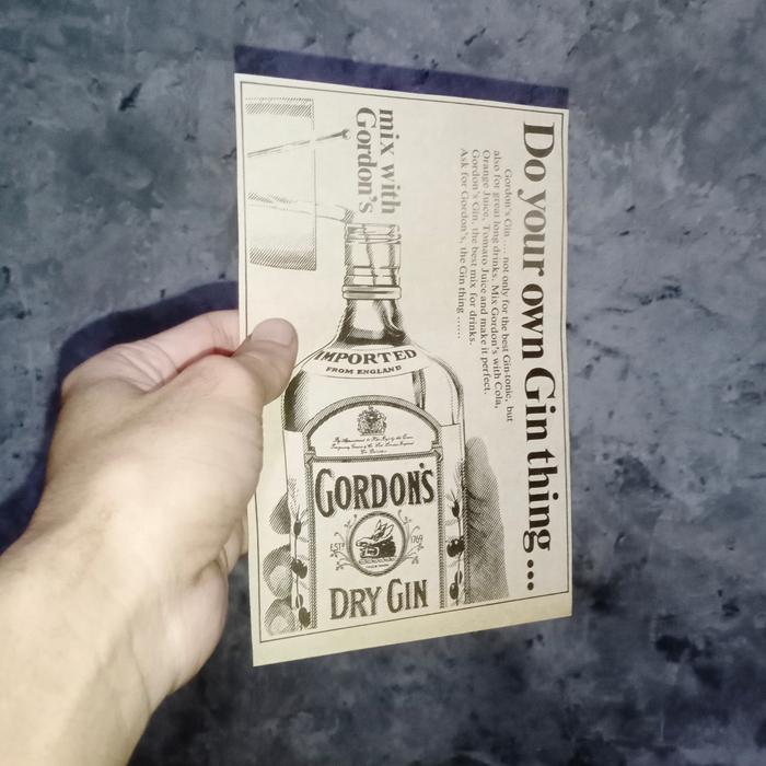 Jual Iklan Jadul Minuman Gordon dan Chivas - Kota Bandung - Kawan ...
