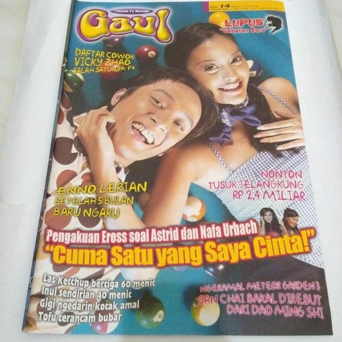Jual Tabloid Gaul No.14 Apr 2003 Yogi Niken + Poster Bow Di Seller ...