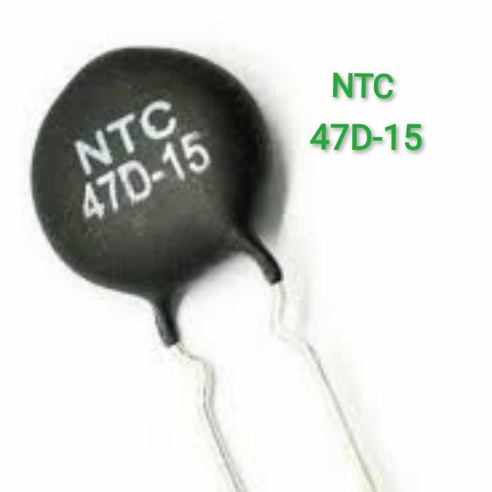 Jual NTC 47D-15 470-15 47D15 47D 15 Thermistor Termal Resistor 47 ohm ...