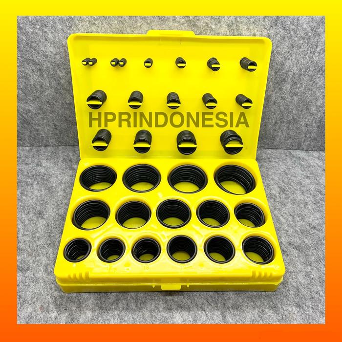 Jual O-Ring Oring Kit Set Rubber Karet Metric MM Kuning Yellow Box NBR ...