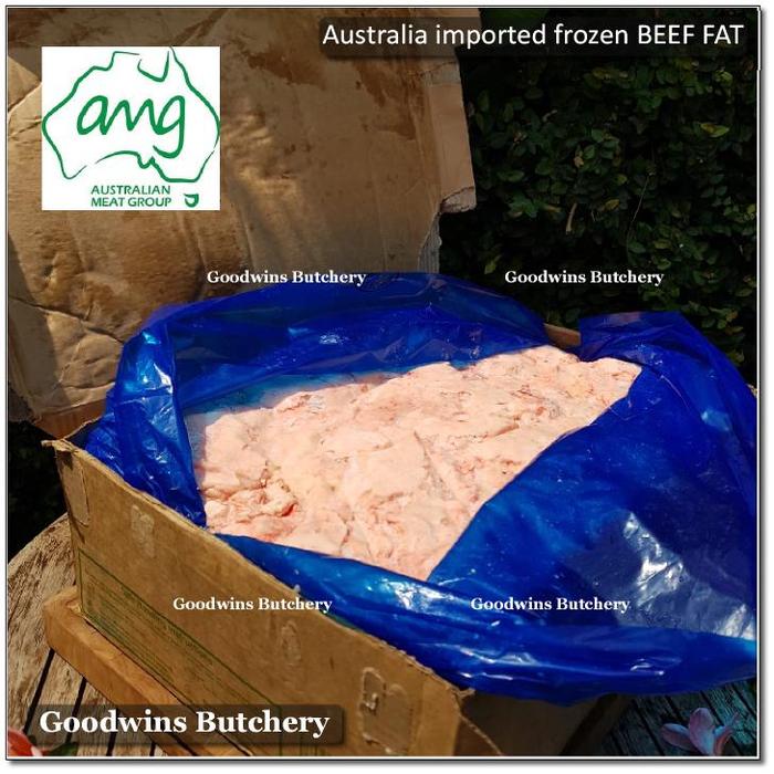 Jual 25kg beef FAT lemak sapi frozen Australia AMG bulk carton pack ...
