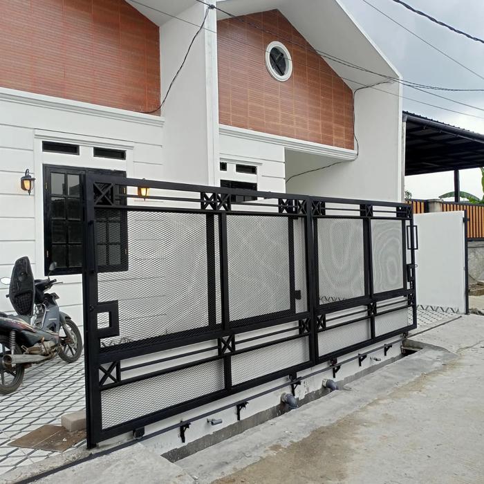 Jual pagar dan pintu dorong motiv minimalis expanda - Kab. Bogor ...