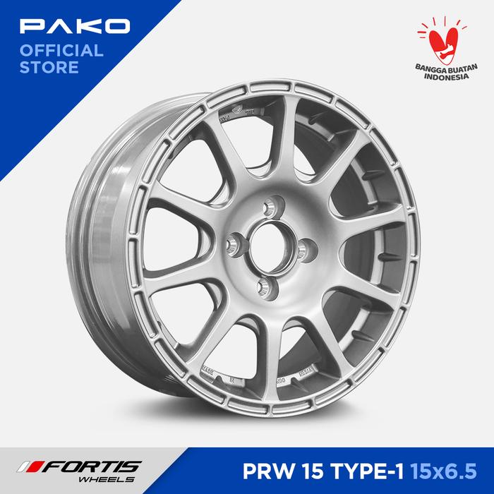Jual Velg Mobil Fortis Wheels PRW Type 1 Rally Ring 15 - Pako Wheels ...