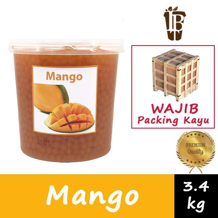 Jual Popping Boba Mango Topping Minuman Bubble Mangga Impor Taiwan - 3 ...