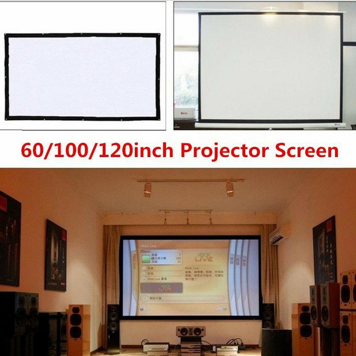 Jual Layar Proyektor 120 inch, ukuran 266 cm x 150 cm (Screen Projector ...
