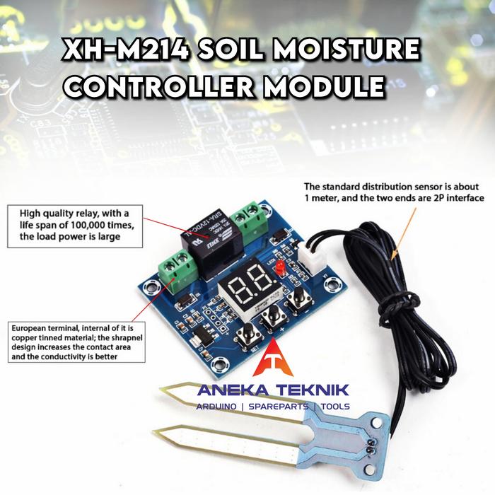 Jual XH-M214 Sensor Kelembaban Tanah / Soil Moisture Controller Module - Jakarta Barat - Toko ...