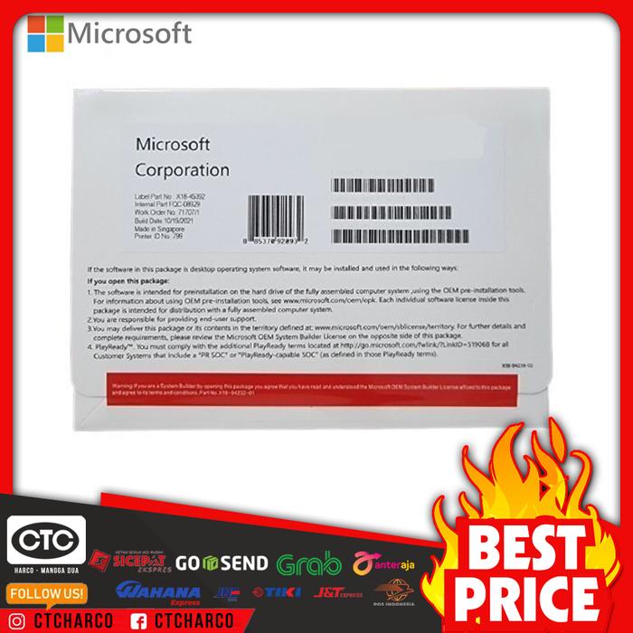 Promo Microsoft Windows 11 Professional OEM Pack Original - Win 11 Pro ...