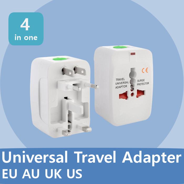Jual Universal Travel Adapter Adaptor Plug Colokan Listrik Kaki Lubang ...